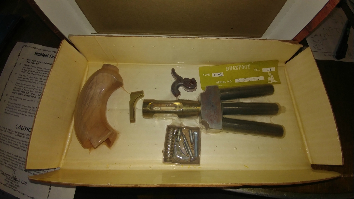 Classic Arms Ltd Vintage Duckfoot Black Powder Kit .44 Cal. Sealer Kit ...