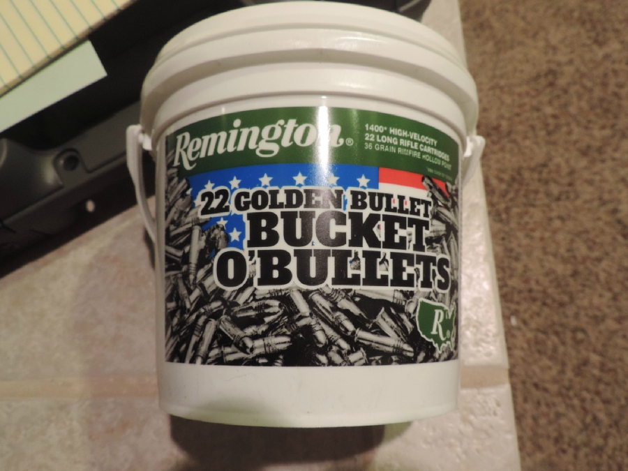 Remington Bucket Of 22 Long Rifle Ammo .22 Lr For Sale at GunAuction ...