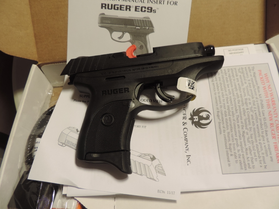- RUGER EC9 PISTOL 9MM NEW IN THE BOX NO RESERVE - Picture 2