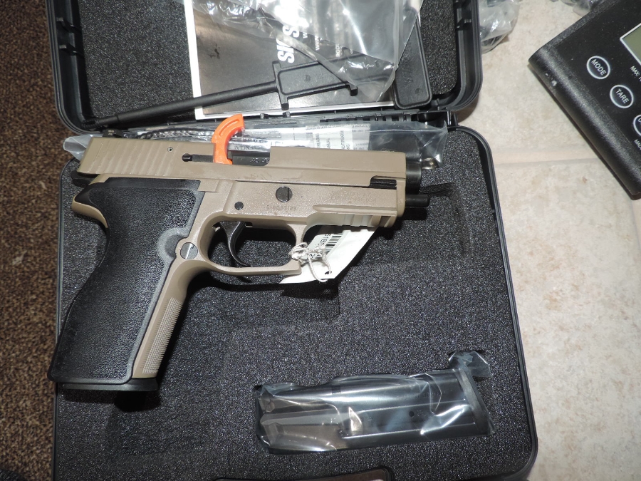 Sig P227 In 45 Acp Flat Dark Earth & Night Sights New No Reserve .45 ...