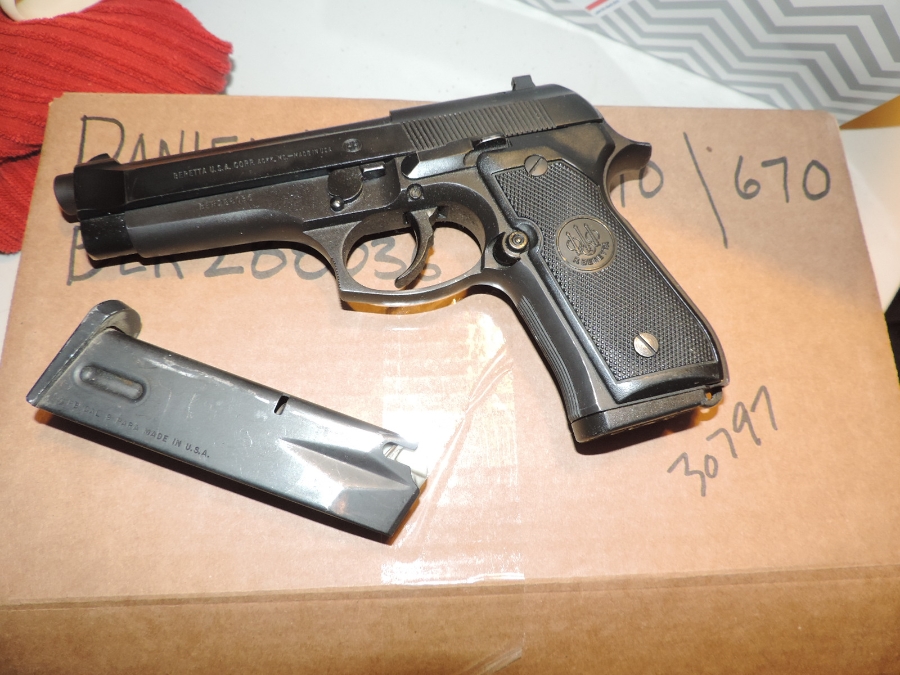 BERETTA 92D IN 9MM WITH 2 MAGS AND NO RESERVE