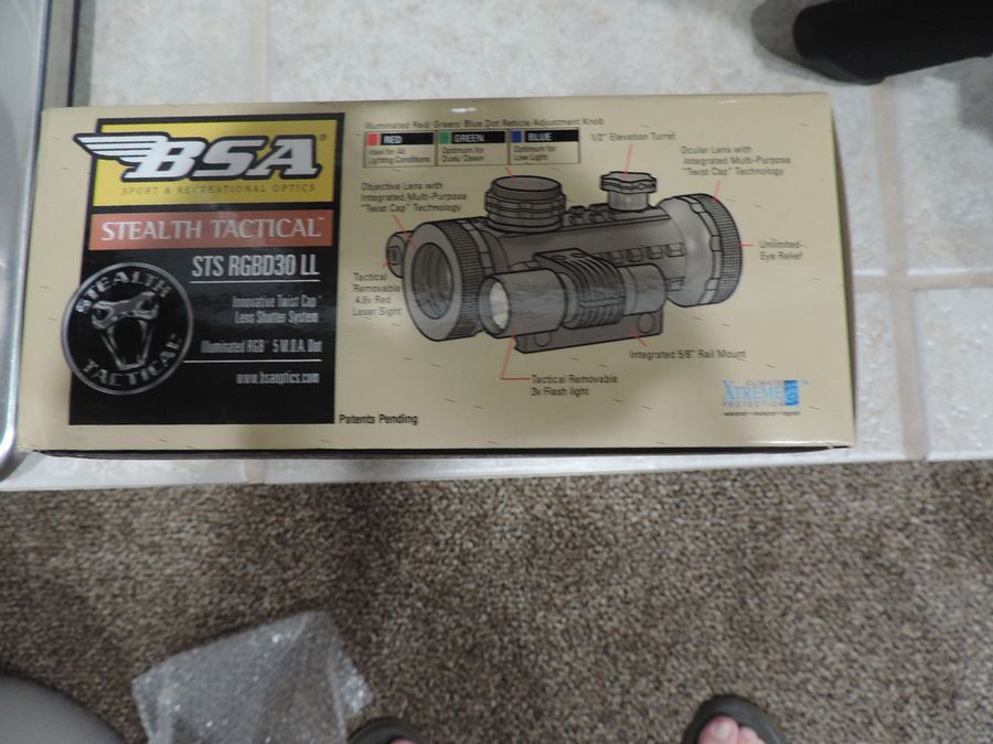 Deltron Ar-15 In 5.56 With Tactial Scope And 100 Round Drum New In Box ...