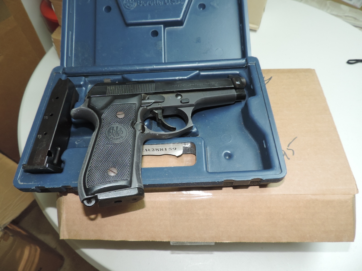 Beretta 92d In 9mm With Night Sights And No Reserve 9mm Luger For Sale ...