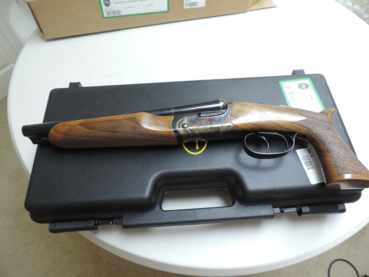 Pedersoli 45/410 Double Barrel Pistol New In The Box .45 Long Colt For ...