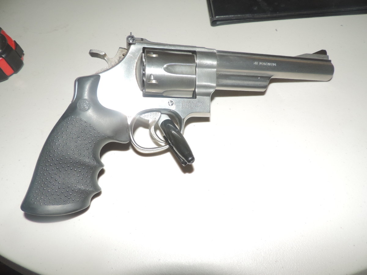 Smith Wesson 657-3 In 41 Mag With 6 Inch Barrel Stainless No Reserve ...