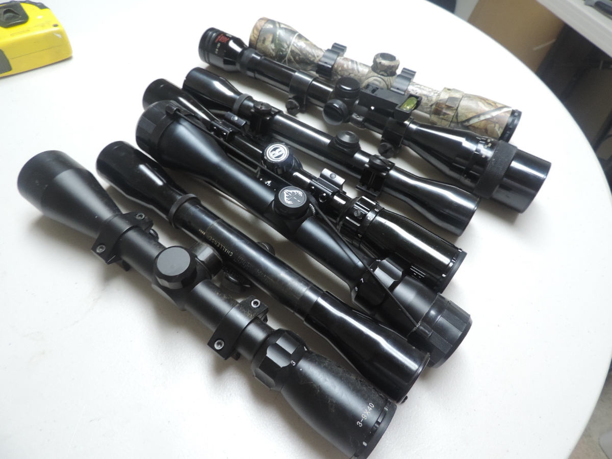 7 - Used Rifle Scopes Lyman , Weaver, Bushnell, Tasco No Reserve For ...