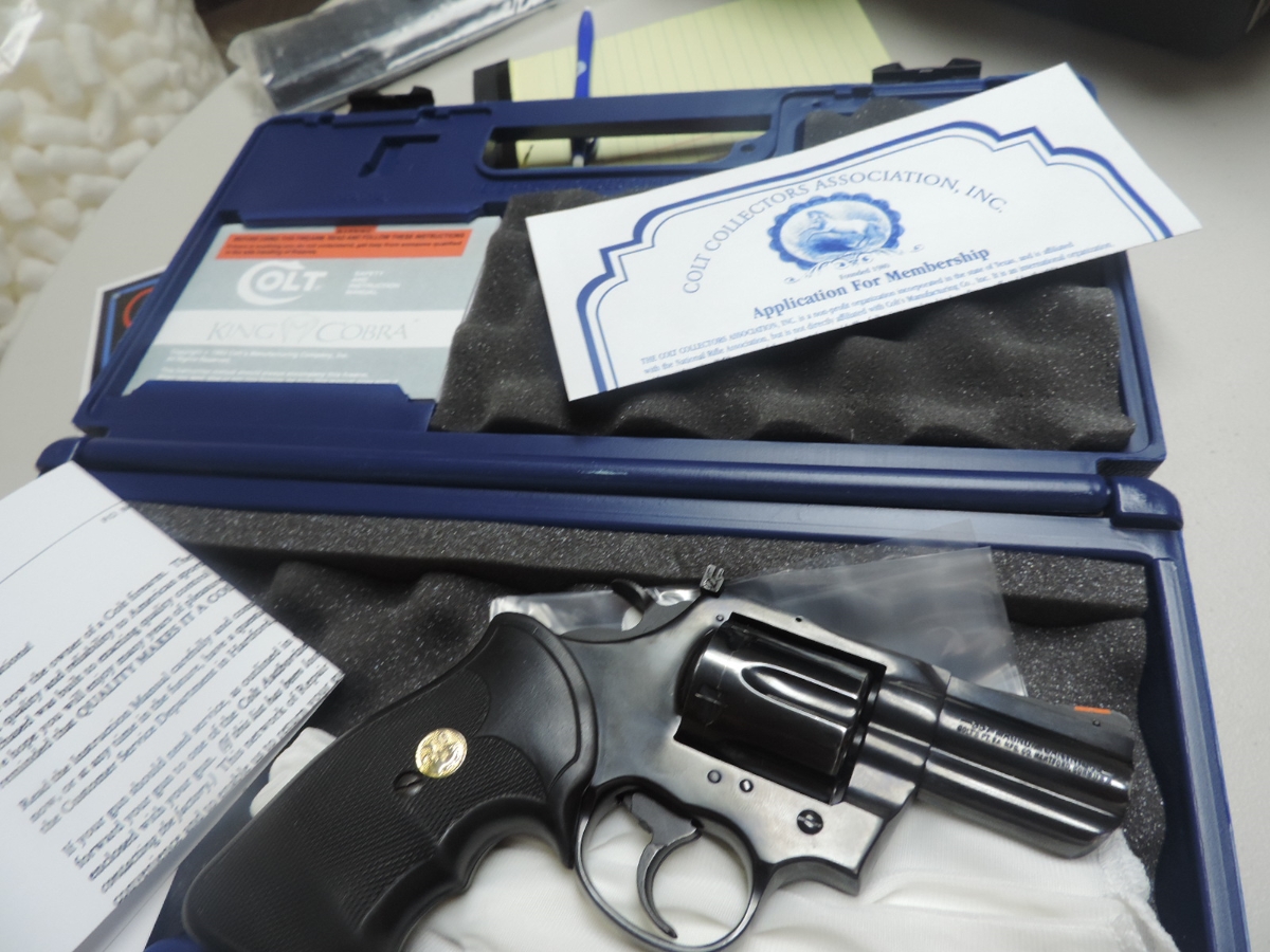 Colt King Cobra 357 Snubby Pistol In The Box With No Reserve .357 ...