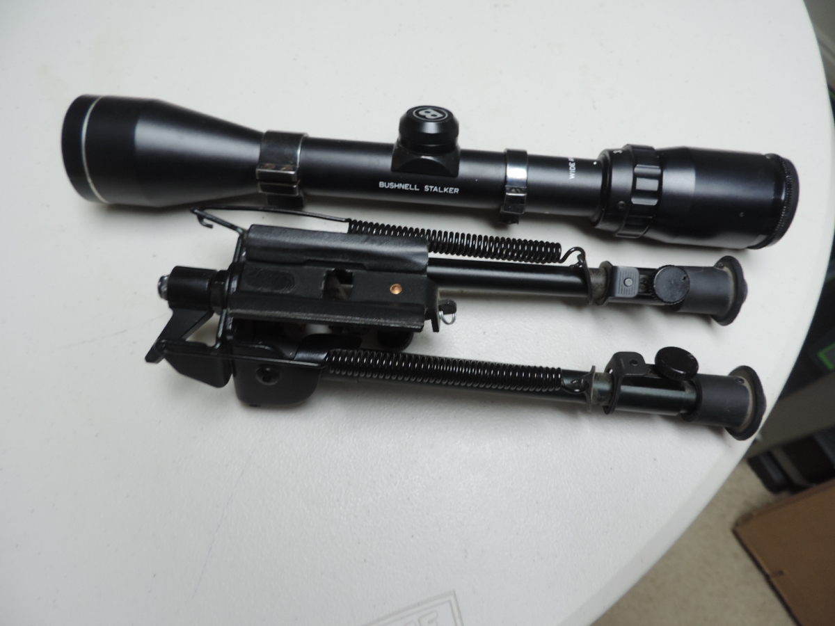Bushnell Stalker Scope An Bipod With No Reserve For Sale at GunAuction ...