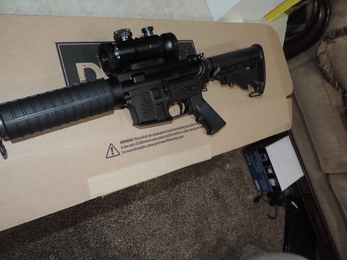 Delton Ar-15 Rifle In 5.56 Caliber With Tactial Scope New In Box 5.56mm ...