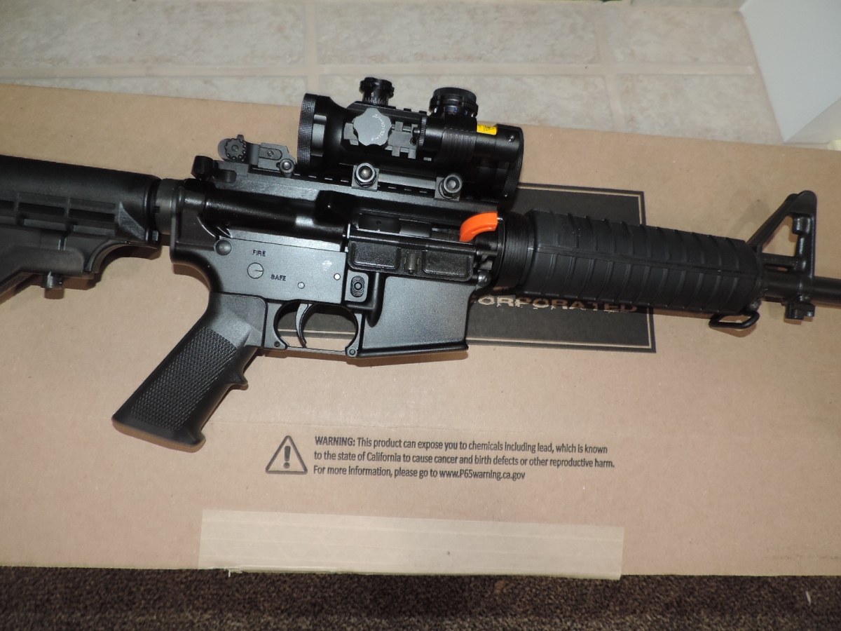 Delton Ar-15 Rifle In 5.56 Caliber With Tactial Scope New In Box 5.56mm ...