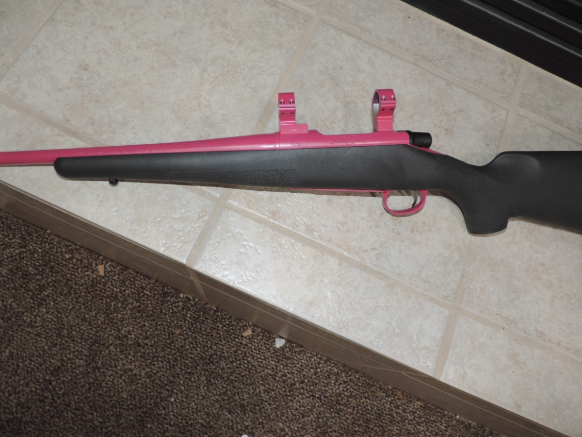 Remington 7 In 243 Pink Sara Coated With No Reserve .243 Win. For Sale ...
