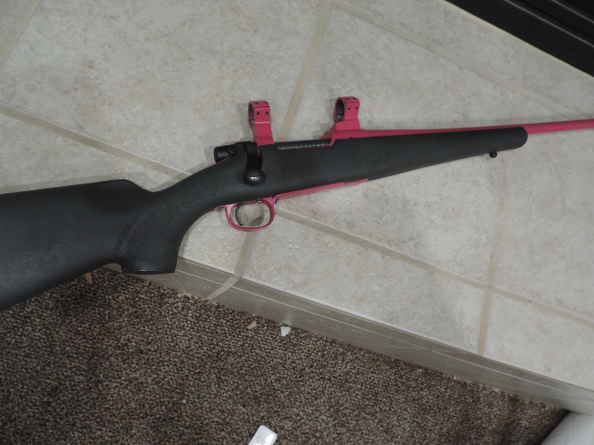 Remington 7 In 243 Pink Sara Coated With No Reserve .243 Win. For Sale ...