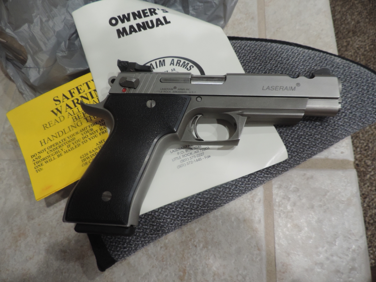 Laseraim By Amt 10 Mm Pistol In Great Shape With No Reserve 10mm For ...
