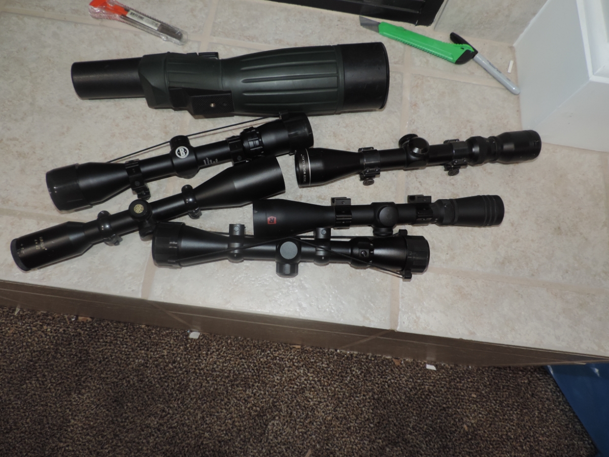 6 - Optics Package Spotting Scope And Rifle Scope No Reserve For Sale ...