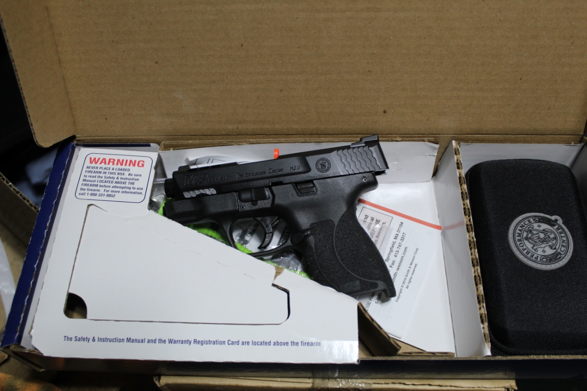 Smith Wesson Shield 2.0 Performance Center Pistol Like New .45 Acp For ...