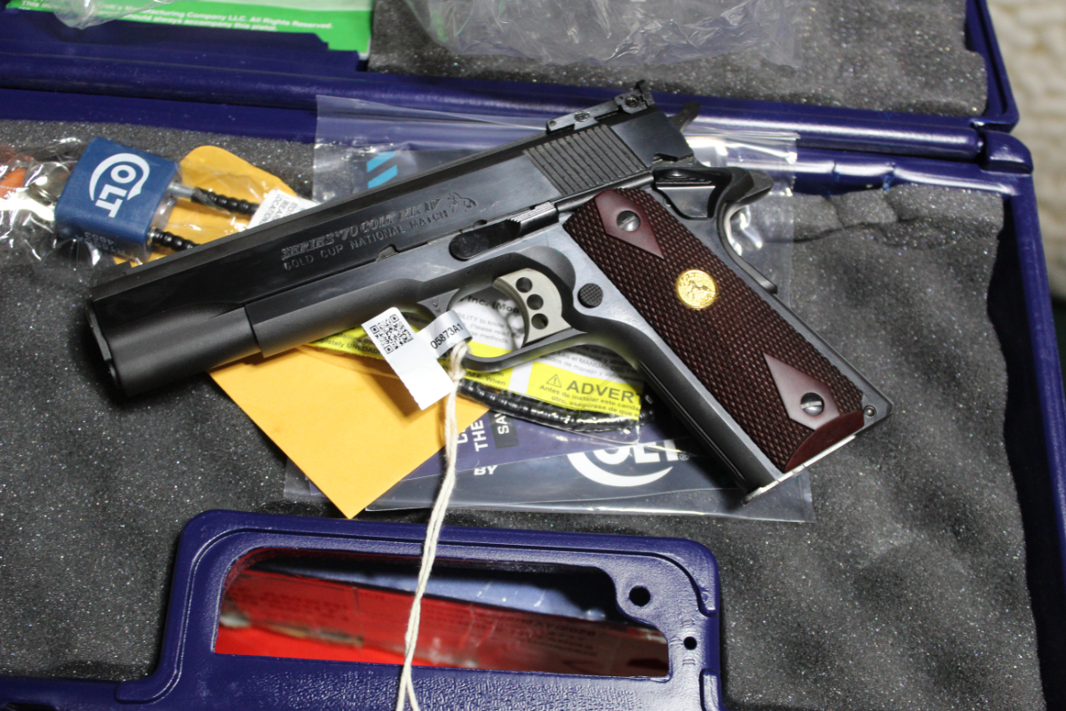 Colt GOLD CUP 38 SUPER NEW IN THE BOX WITH NO RESERVE .38 Super ...