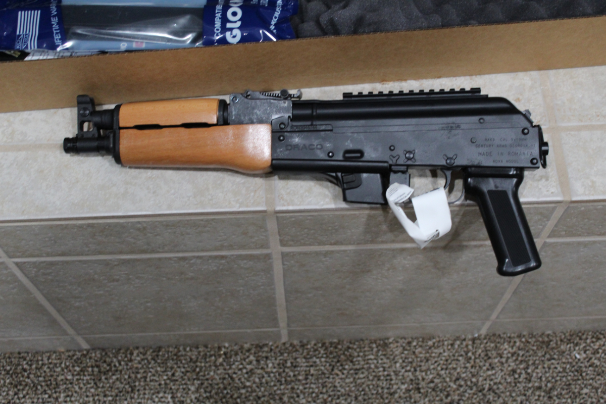 CENTURY ARMS DRACO 9 MM PISTOL NIB WITH NO RESERVE