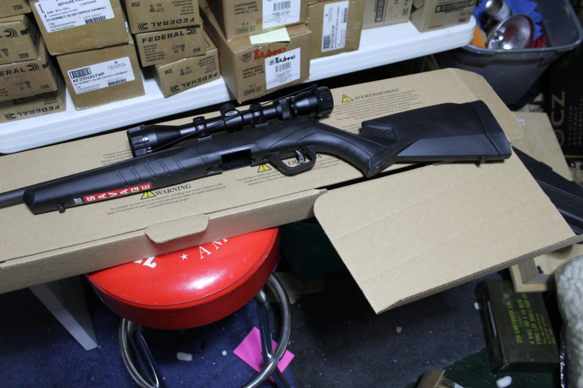 Savage B92 In 22 Mag With Weaver 3 X 9 Rifle Scope Niib No Reserve .22 ...