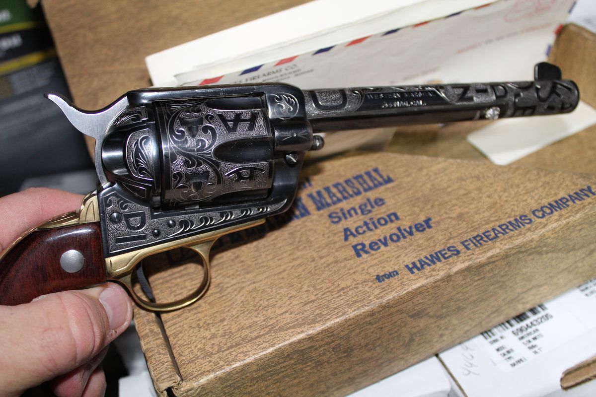 Hawes Western Marshall Full Factory Engraved With Letter 45 L.C. As-Is ...