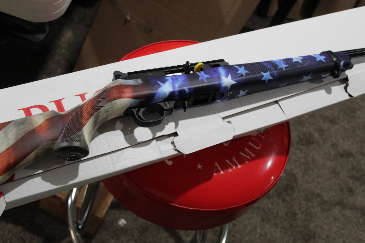 Ruger 10-22 Collectors Edition Red White Blue Flag Limited Edition Gun ...