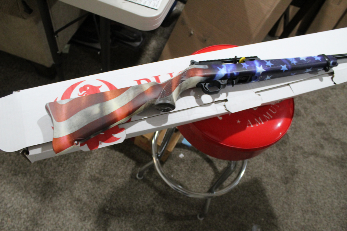 Ruger 10-22 Collectors Edition Red White Blue Flag Limited Edition Gun ...