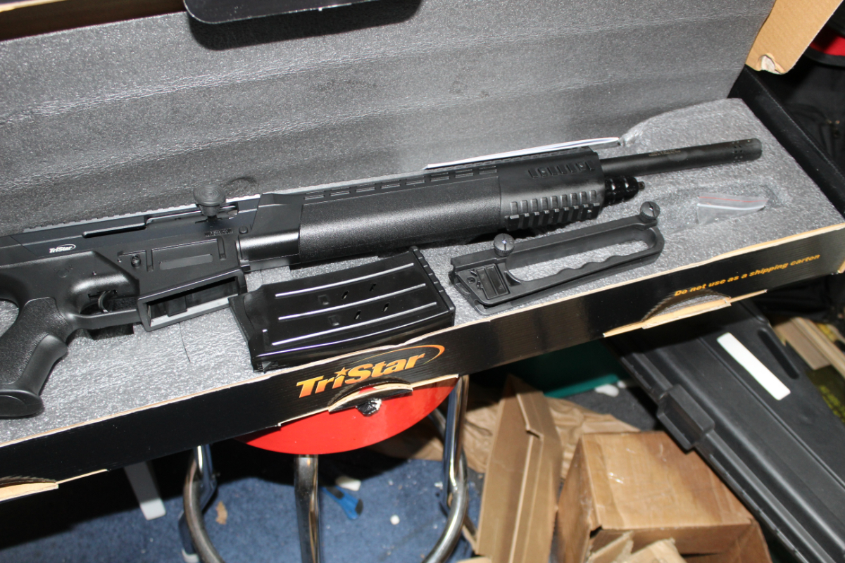 Tri Star Krx Ar- 12 Style Tactial 12 Gauge Shotgun With 2 Mags And ...