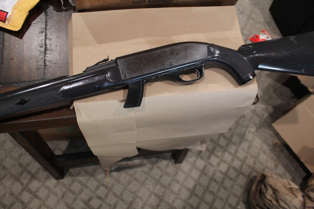 Remington 77 Apache Green Rifle As-Is No Reserve .22 Lr For Sale at ...