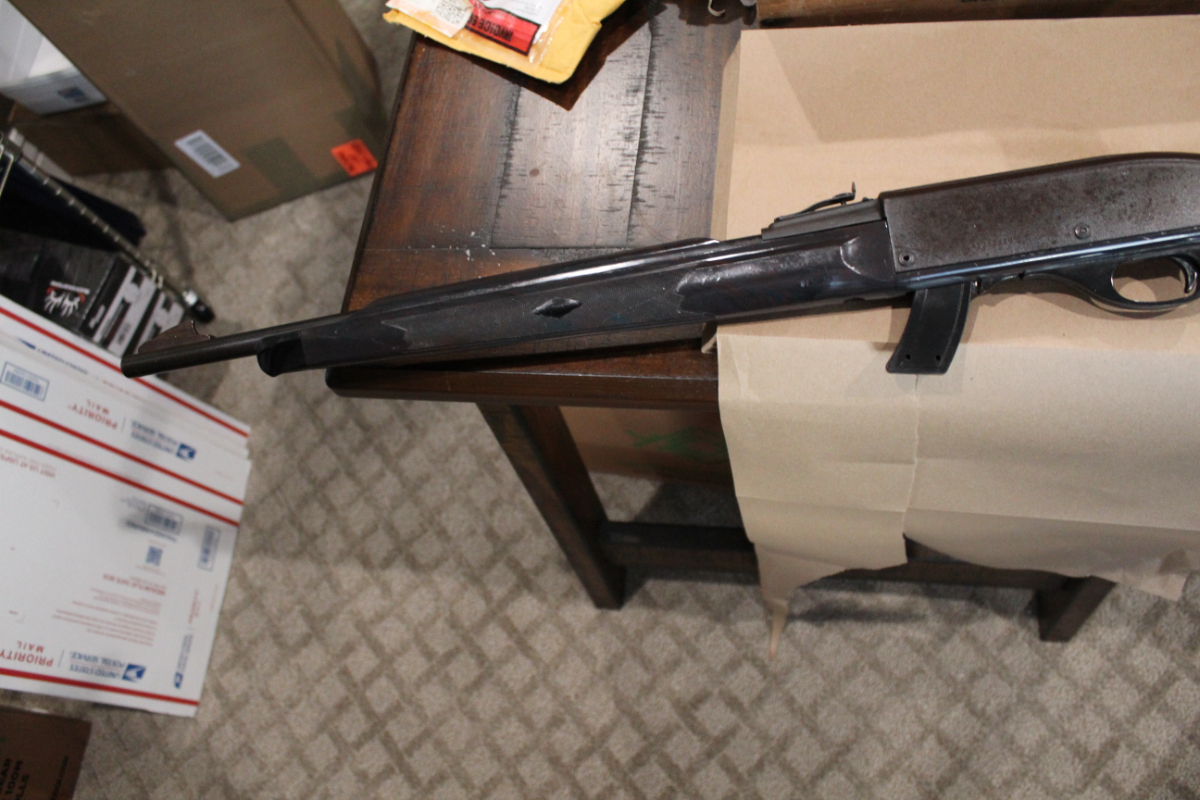 Remington 77 Apache Green Rifle As-Is No Reserve .22 Lr For Sale at ...