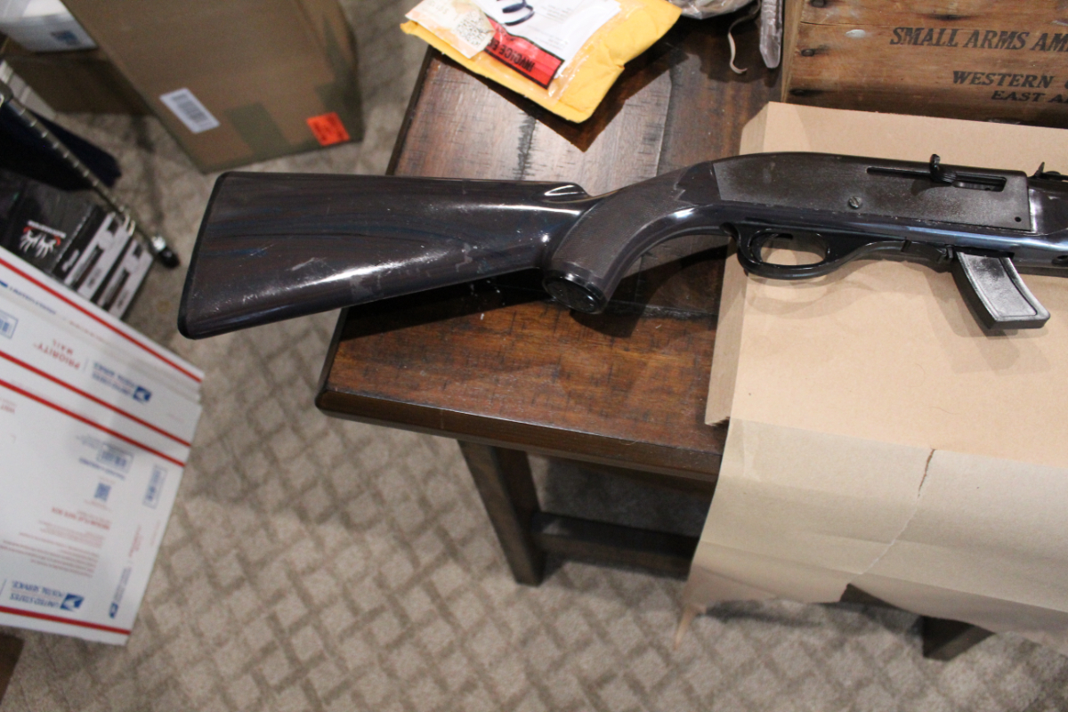 Remington 77 Apache Green Rifle As-Is No Reserve .22 Lr For Sale at ...