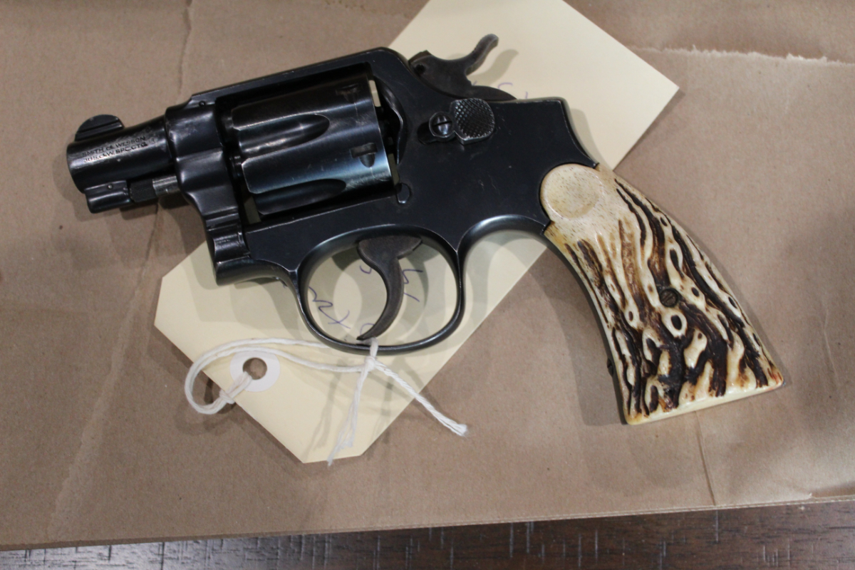 Vintage Smith Wesson 38 Snubby Pistol With No Reserve .38 Special For ...