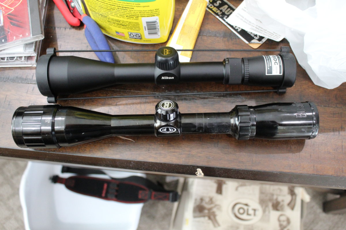 2 Rifle Scopes Nikon And Bushnell With No Reserve For Sale at ...