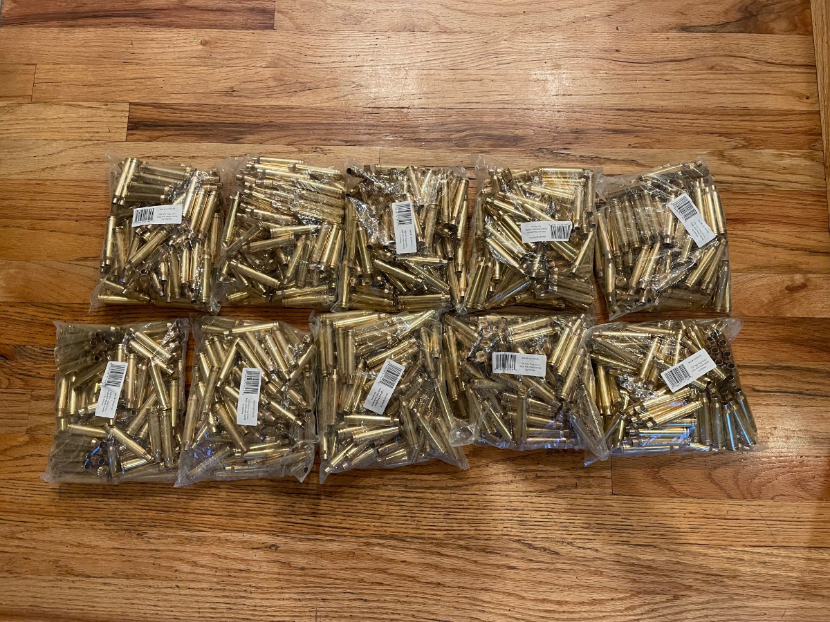 Norma Precision .300 Win Mag 1,000 Cases Of New Unfired Brass - No ...