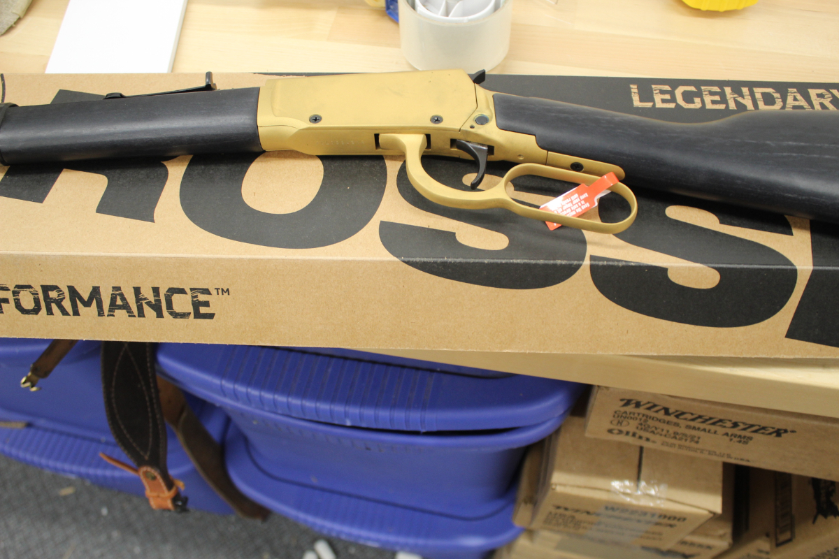 Rossi 22 Lever Gold Edition New In Box No Reserve .22 Lr For Sale at ...