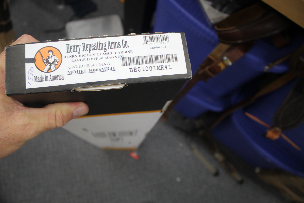 Henry Big Loop Trapper 41 Mag Gun And Caliber New In The Box .41 Magnum ...