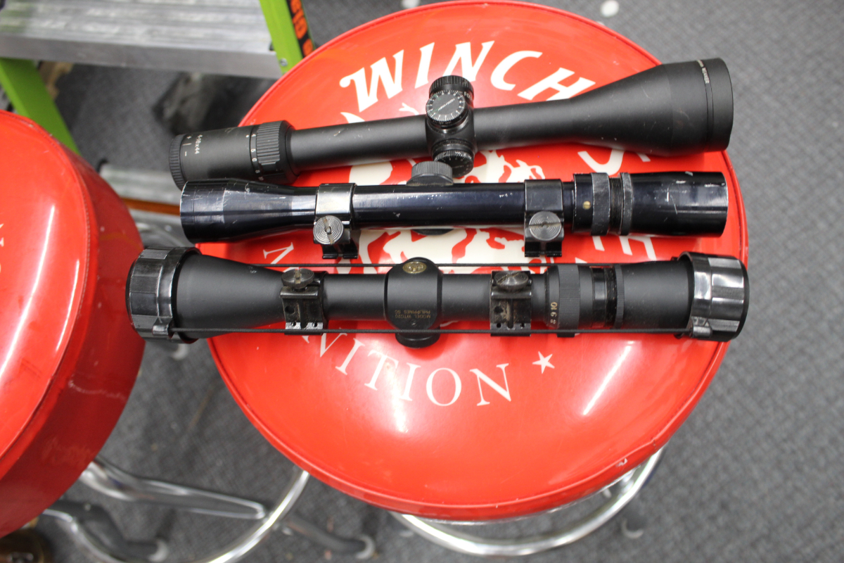 3 Used Scope Simmons, Bushnell, Weaver ,With No Reserve For Sale at ...