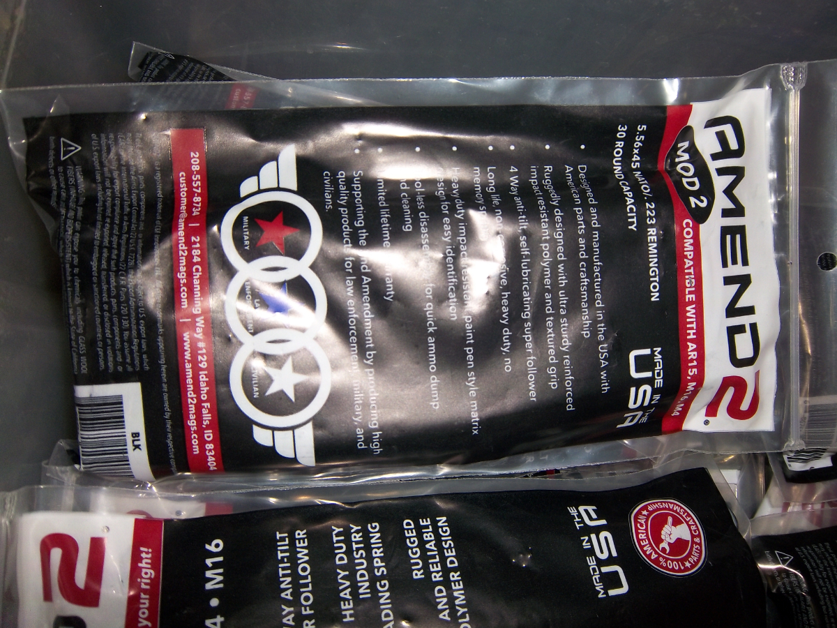 Pictures: (10) BRAND NEW IN PLASTIC BLACK AMEND 2 30 ROUND 223 / 556 ...