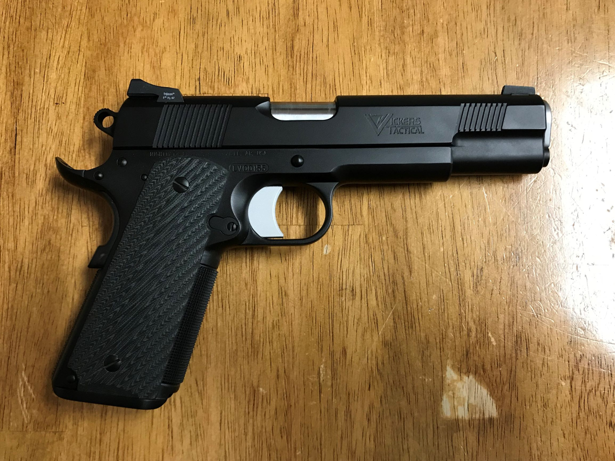 Nighthawk Custom Vickers Tactical Custom Built 1911 45 With Trijicon ...