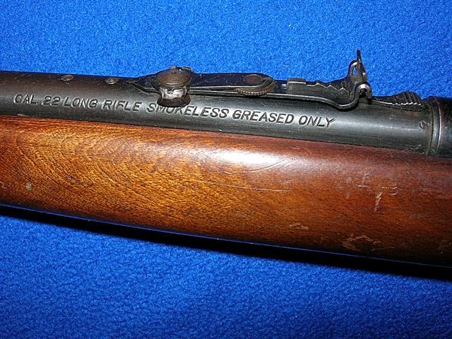 Stevens, J. Arms Co. Original Springfield Stevens Model 87a .22 Rifle ...