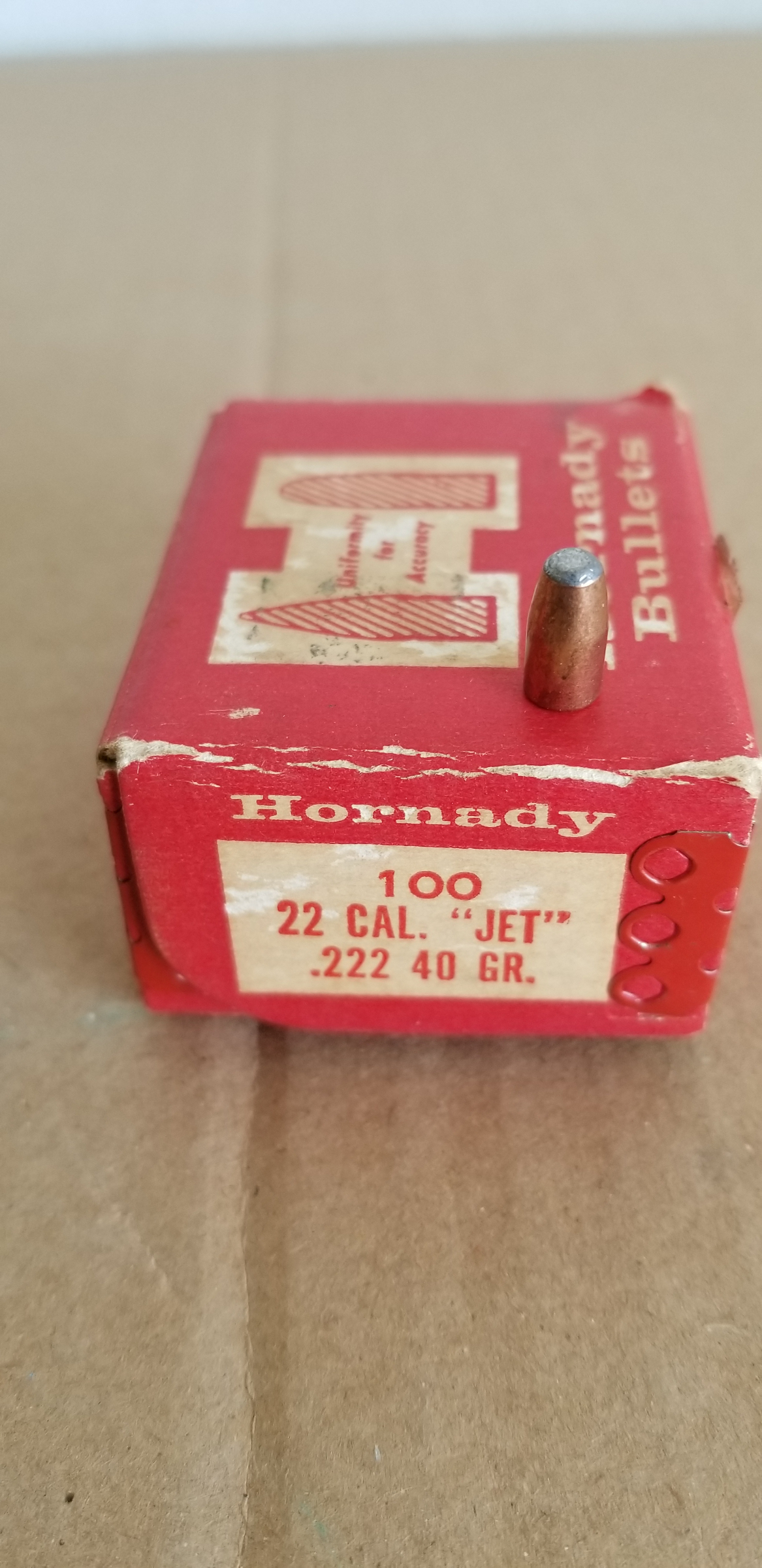 HORNADY .22 CAL. 40 GR. .222" bullets .22 Jet 17113738 - GunAuction.com