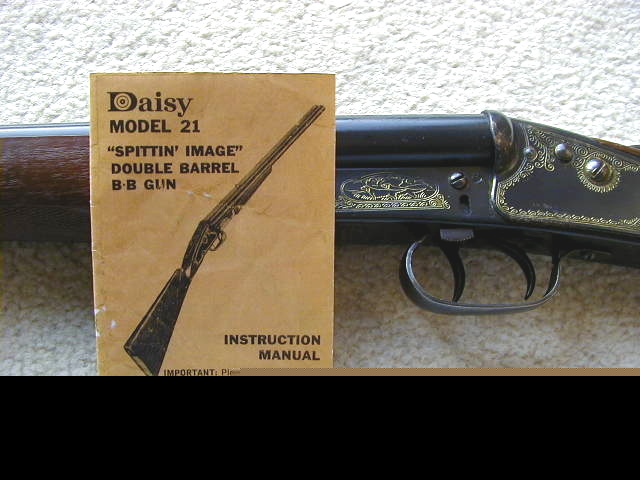 DAISY MODEL 21 DBL. BBL. BB GUN EXCELLENT IN BOX