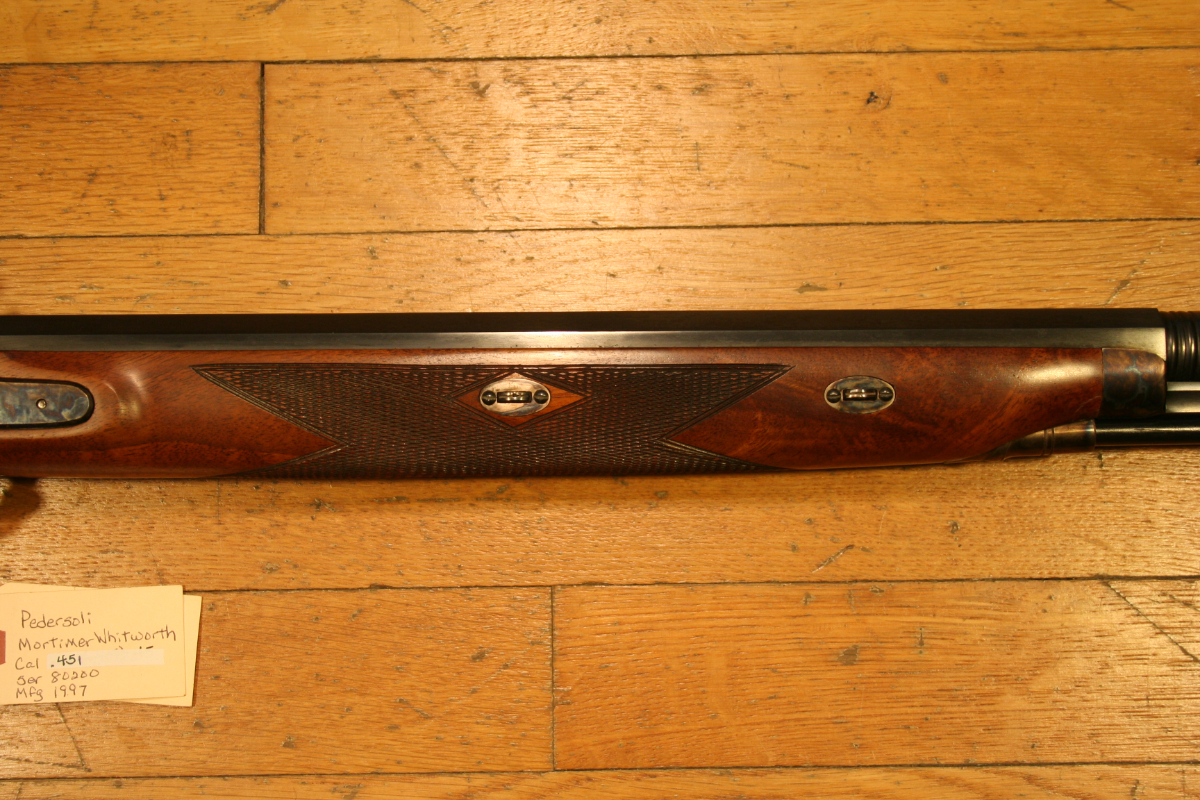 Davide Pedersoli Mortimer "Whitworth" Target Rifle .45 Acp For Sale at ...