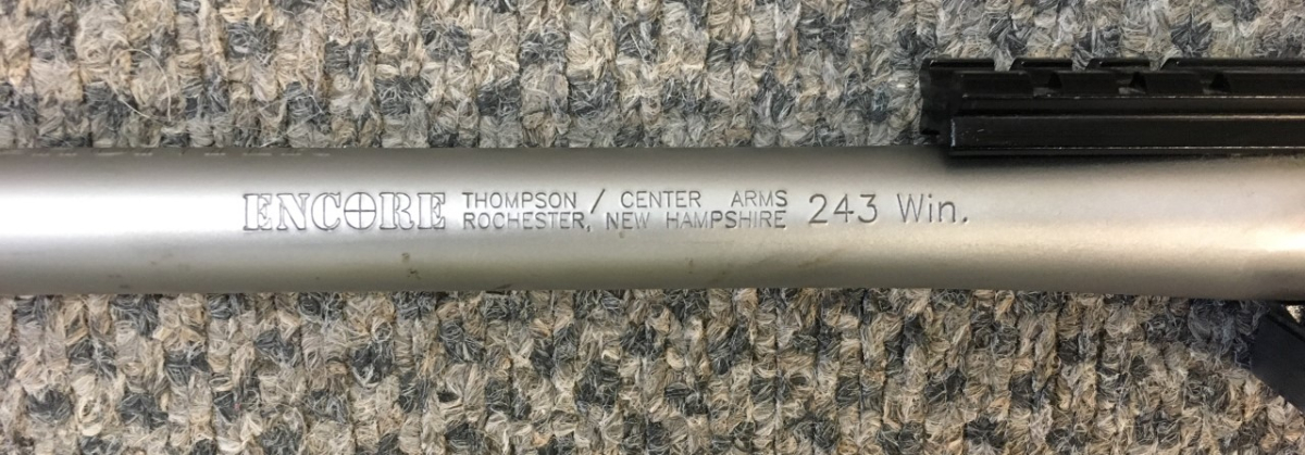 Thompson Center Pro Hunter 243 Winchester 28" Stainless Fluted Barrel ...