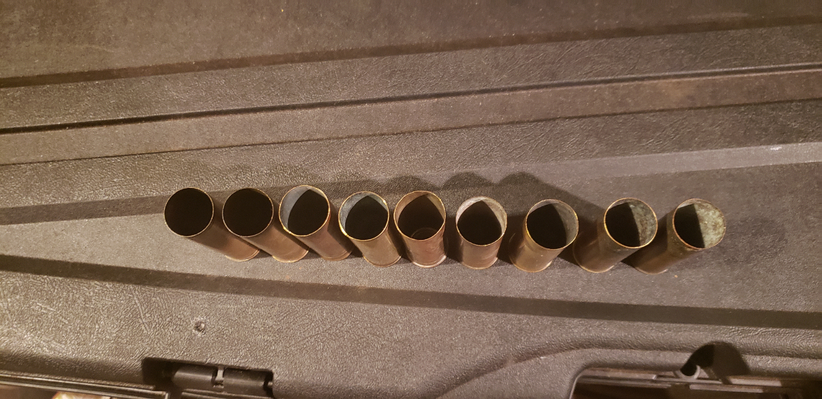 Alcan 10 Gauge solid brass shotgun shells 17168153 - GunAuction.com