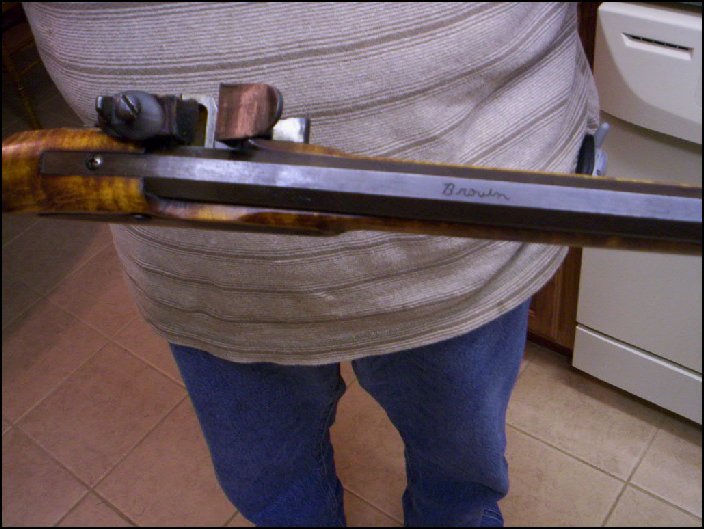 Custom Jackie Brown Left Hand Flintlock Longrifle For Sale at ...