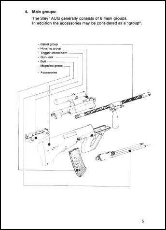 Steyr AUG Rifle Owners Manual On CD 5.56mm NEW - Picture 2