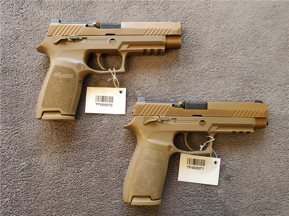 Sig Sauer U.S. Army M17 Surplus Decomissioned - Very Low Consecutive Sn ...