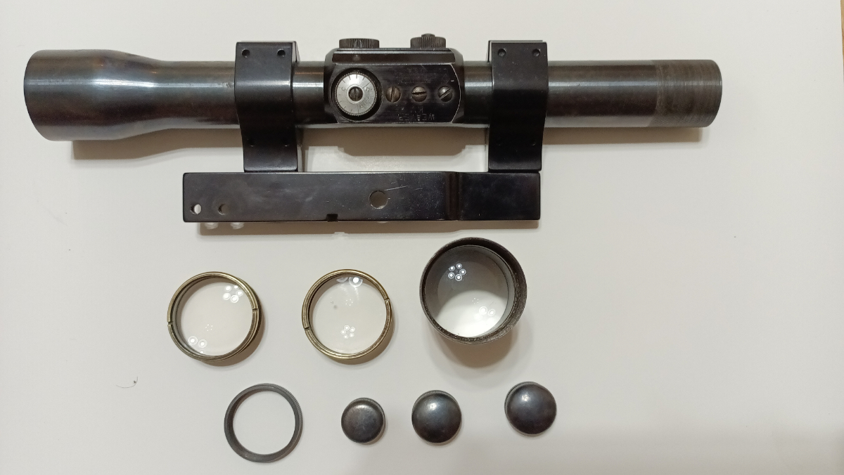 Weaver KV x5 Scope - Weavers First Variable Zoom Scope - 1950s - With Mount