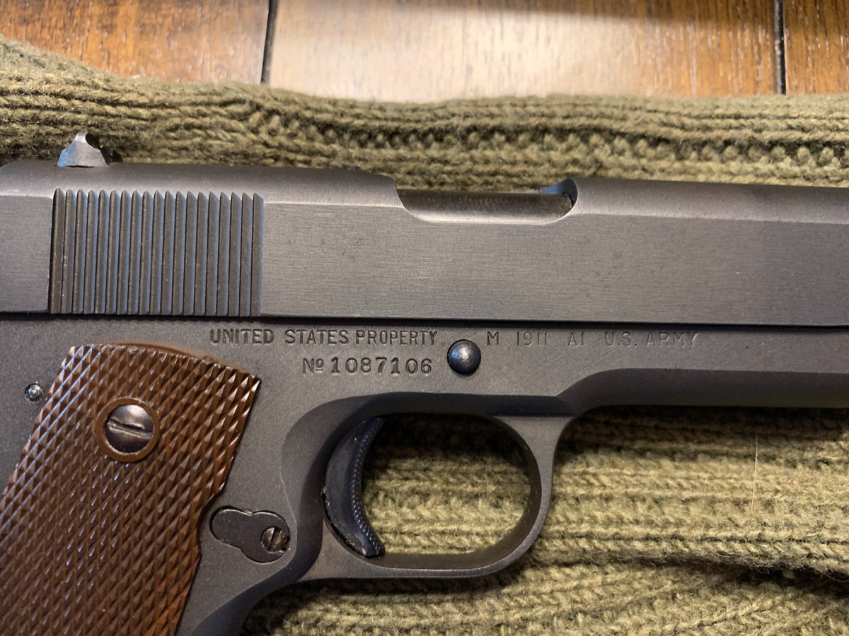 Us Government Issue Union Switch & Single 1911 A1 For Sale at ...