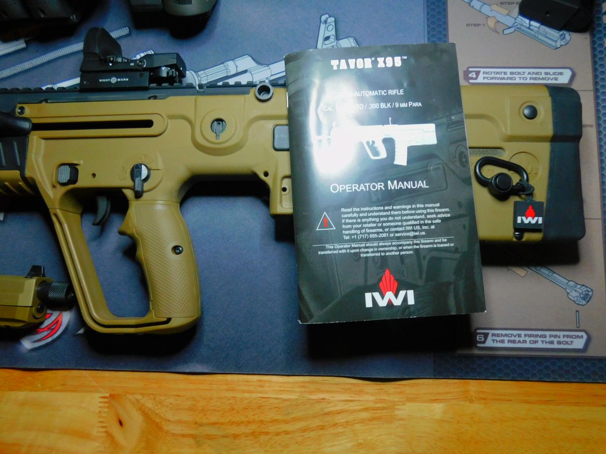 Iwi And Fn Iwi Tavor Fde X95 Bullpup. 556/ .223 Sm Red Dot And Fn Fnx ...