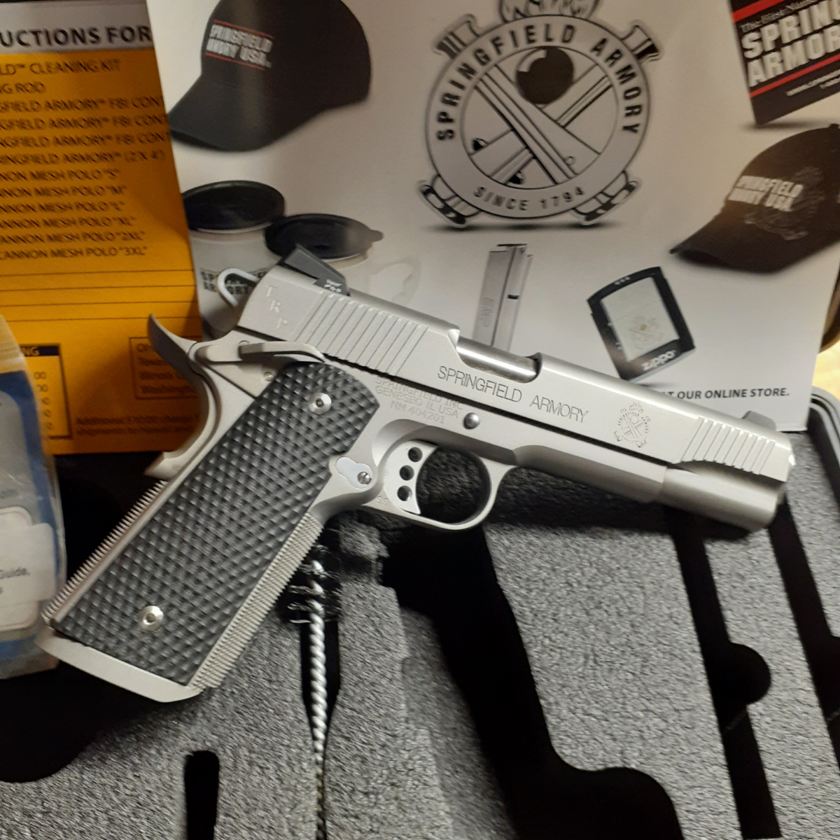 Hard To Find Springfield 1911 Tactical Trp Stainless Steel .45acp ...